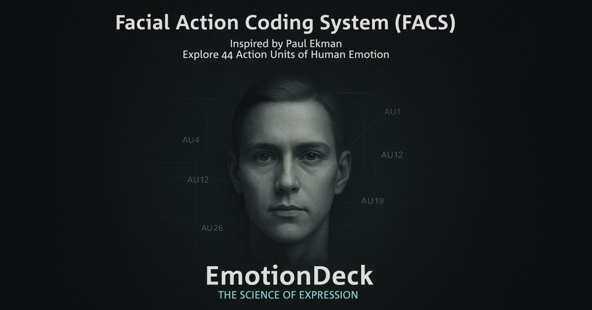 EmotionDeck Learn & Grow - Facial Action Coding System FACS